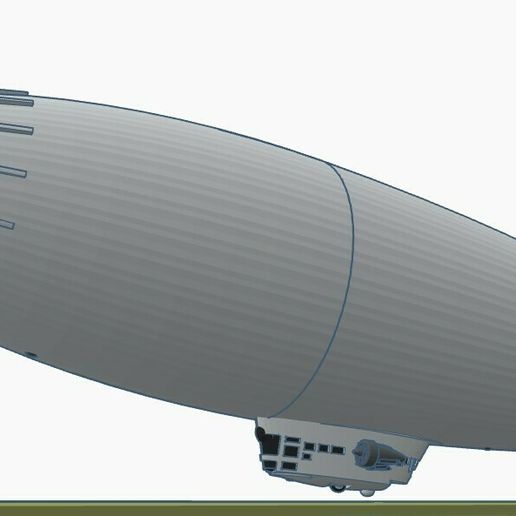 🎲 1/350 K class blimp・ 3D File for 3D printing・Cults