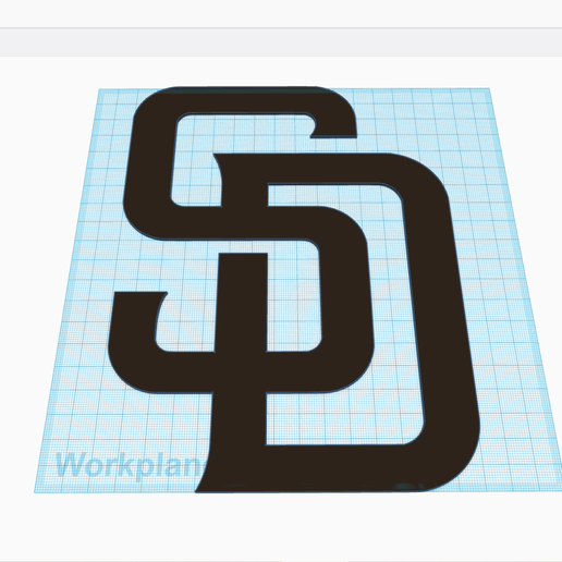 ⚾ San Diego Padres Logo・ STL File for 3D printing・Cults