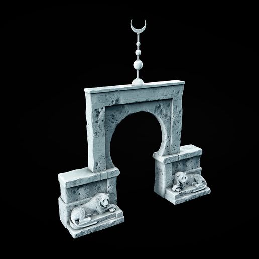 🎲 Caliphate Ruins V1・ STL File for 3D printing・Cults