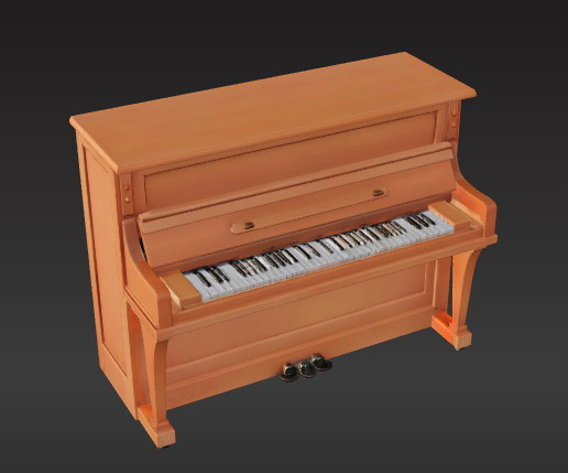 🎵 Simple Piano・Archivo STL Gratis para Impresión 3D・Cults