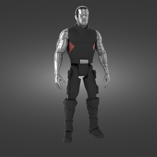 🦸 COlossus action figure・ STL File for 3D printing・Cults