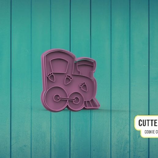 STL file Easter Train Cookie Cutter 🚆 ・3D printer model to download・Cults