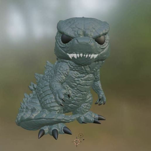 🐉 Godzilla・ STL File for ・Cults
