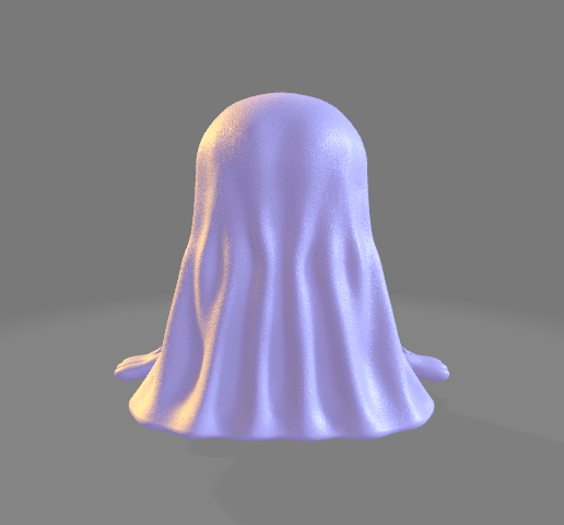 🤖 GhostBot Buddy – Cute Sitting Robot Ghost Figurine・ STL File for 3D printing・Cults