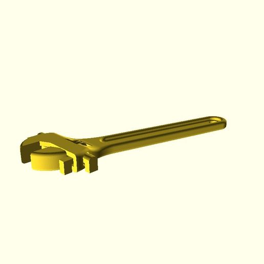 🔧 Fully assembled more 3D printable wrench (customizable)・Free 3D File ...