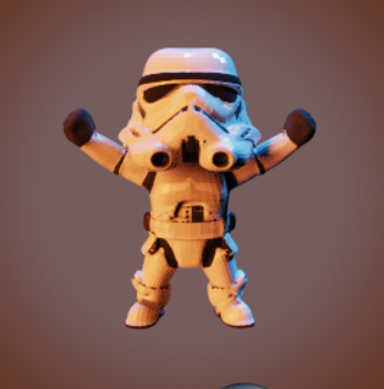 🫡 Labubu Stormtrooper・Free OBJ File for 3D printing・Cults