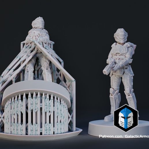 😇 1:48 Scale Halo Alpha 9 ODST Miniatures - 3D Print Files・ 3D File for ...