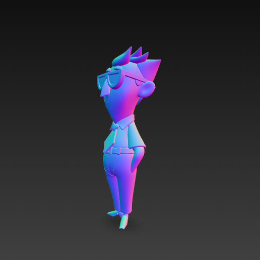 🥼 Dexter's dad Cartoon network・ STL File for 3D printing・Cults