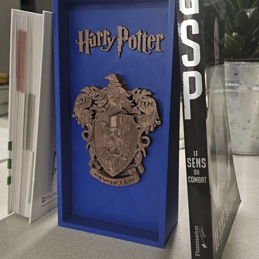 📚 Harry Potter RavenClaw Book Nook・ STL File for 3D printing・Cults