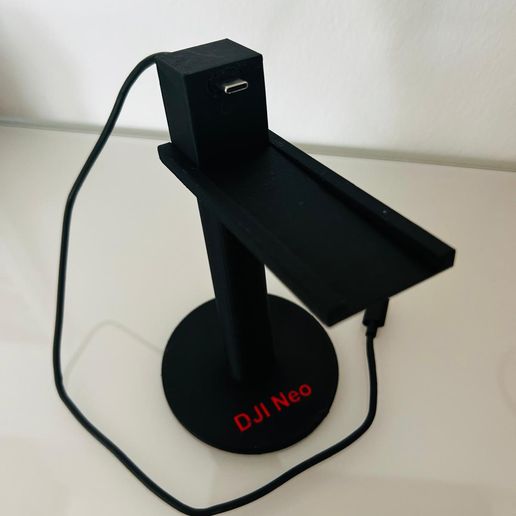 3MF file DJI Neo Stand with charging cable 🔌 ・3D printing model to ...