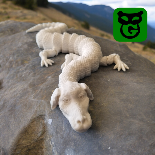🐉 Falkor Flexi (Neverending Story)・ STL File for 3D printing・Cults