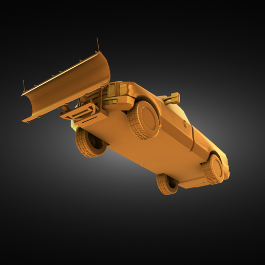 STL file simple Plow truck 🚚 ・3D printable model to download・Cults