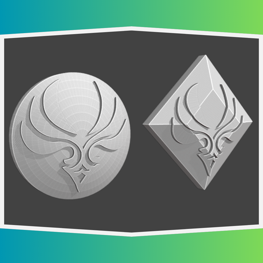 STL file Anemo element - Vision's rune 🎭 ・3D printer model to download ...