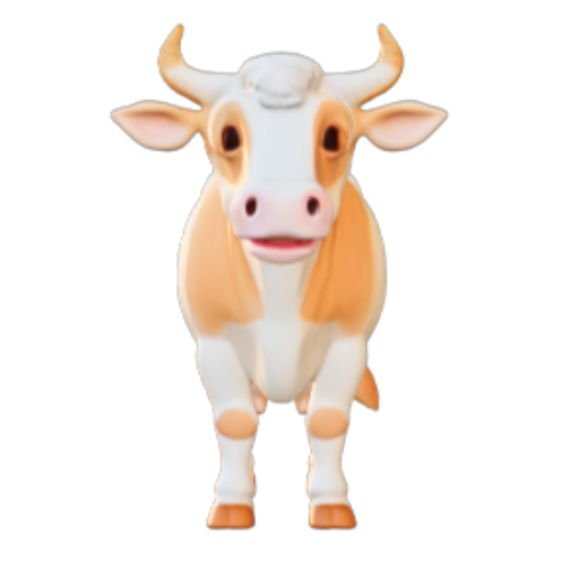 Fichier STL Cute Cartoon Cow 🐄 ・Design pour imprimante 3D à télécharger ...
