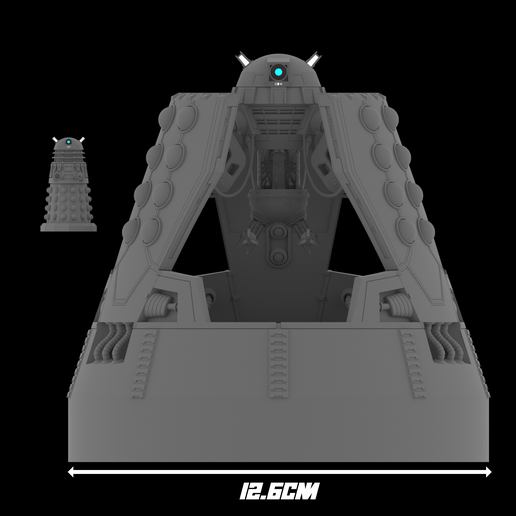 🛰 05 D.A.L.E.K (God Emperor) - 28mm/32mm Miniature・ STL File for 3D ...