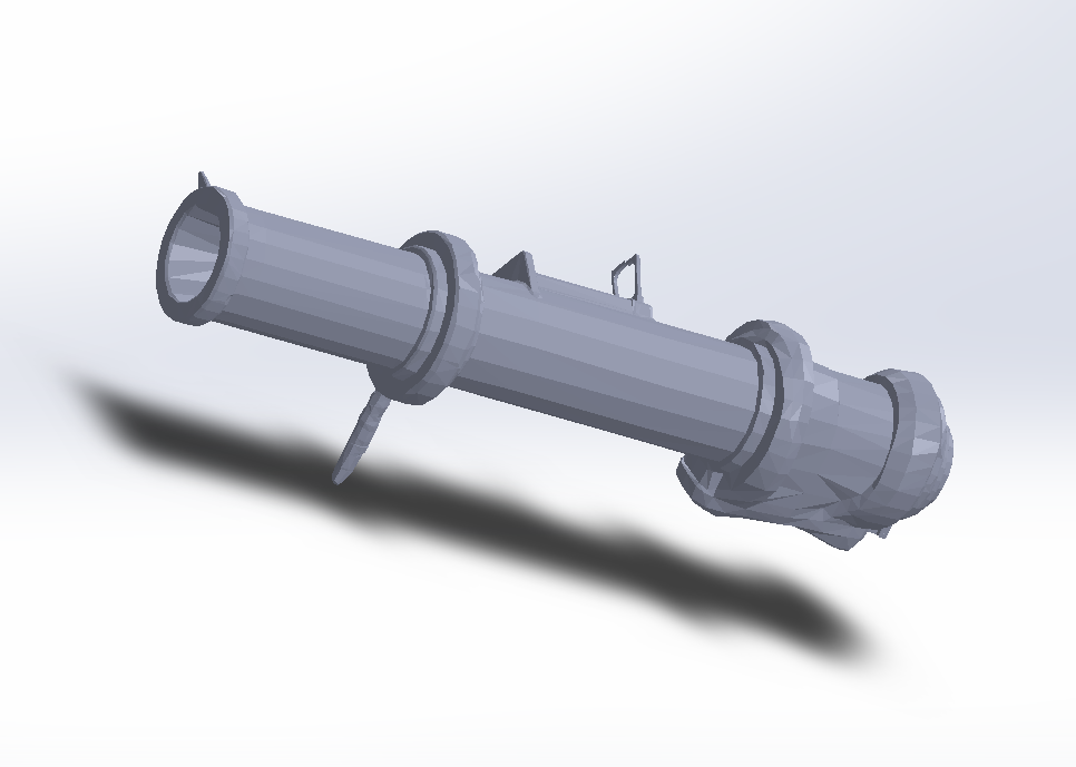 STL file Rust Rocket Launcher・3D printer design to download・Cults