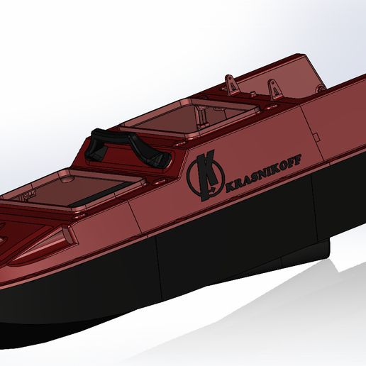 🎏 Carp boat, Bait Boat, fishing boat.・ STL File for 3D printing・Cults