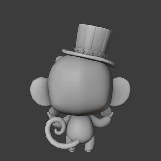 🐒 Monkey・ STL File for 3D printing・Cults