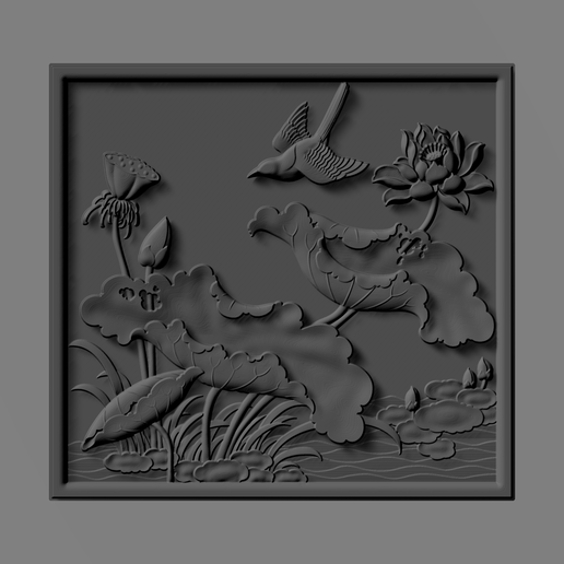 Файл STL lotus stl cnc design 🪷 ・Шаблон для 3D-печати для загрузки・Cults