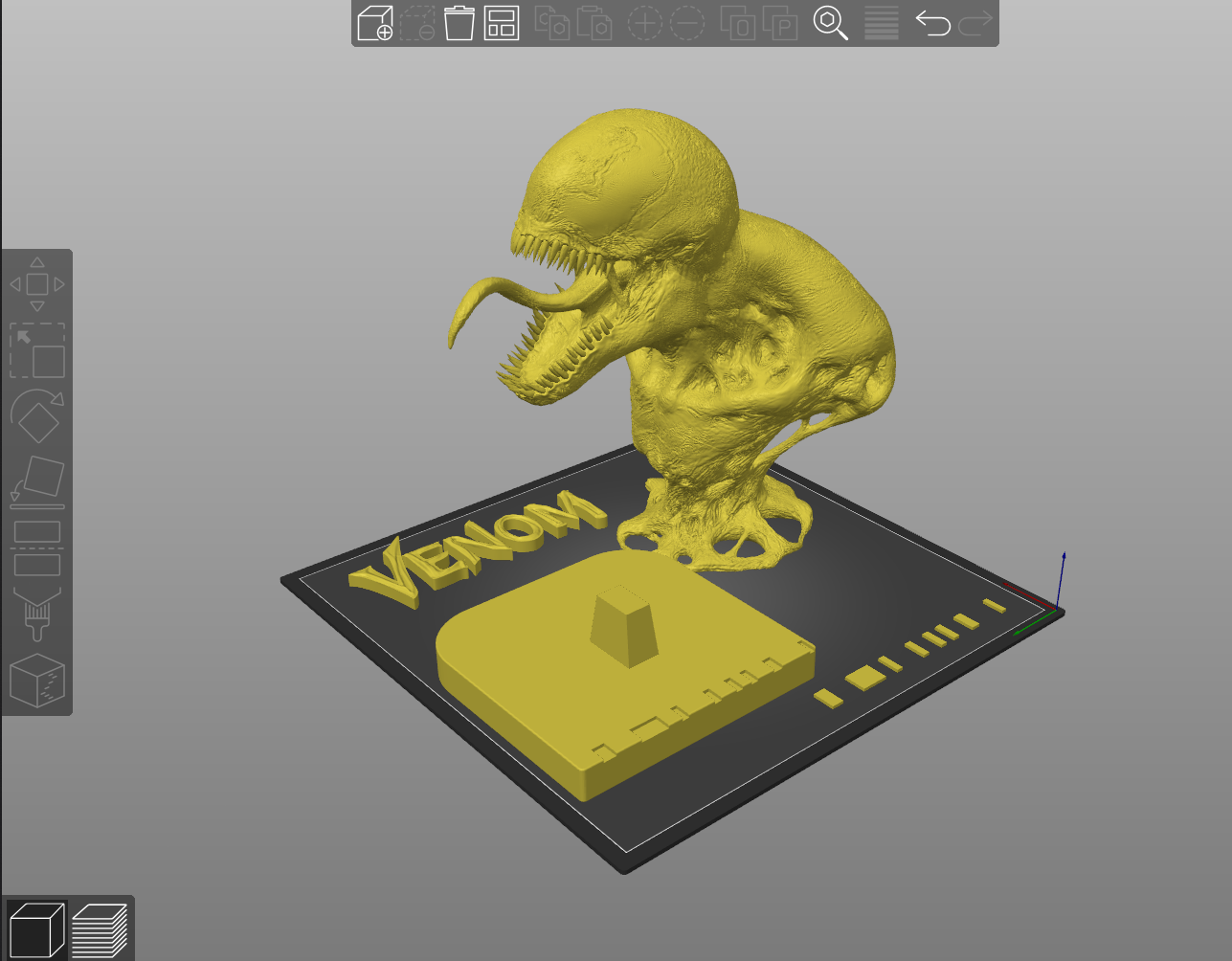 Download STL file Venom Bust • 3D printer template ・ Cults