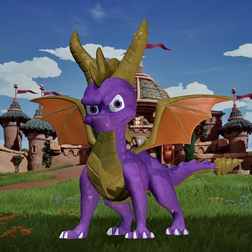 👤 Spyro Life Size Statue・ 3D File for 3D printing・Cults