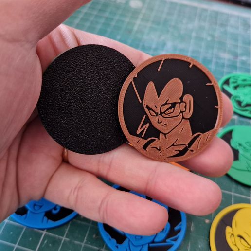 🪙 Raditz (DBZ) collectible coin・ STL File for 3D printing・Cults