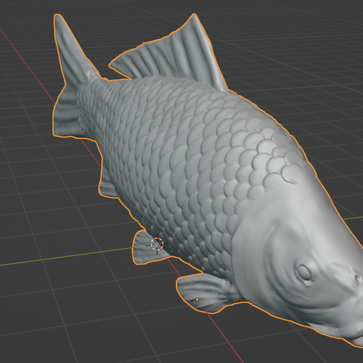 STL file carp fish 🎏 ・3D print model to download・Cults