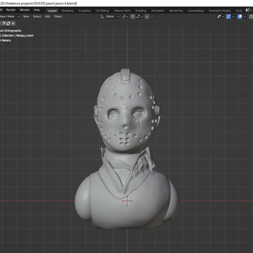 🦆 jason voorhees rubber duck・ STL File for 3D printing・Cults