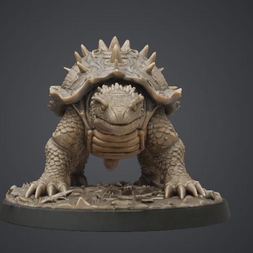 👽 Spiked Stoneback Behemoth・Free STL File for 3D printing・Cults