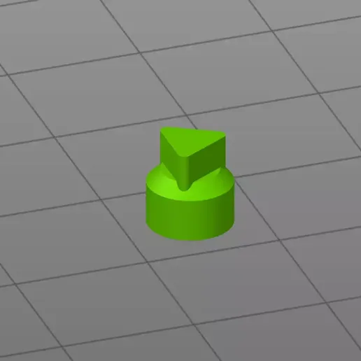 🔺 Push button triangle cap・Free STL File for 3D printing・Cults