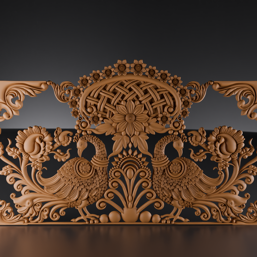🛏️ bed headboard・ STL File for 3D printing and CNC machining - Laser ...