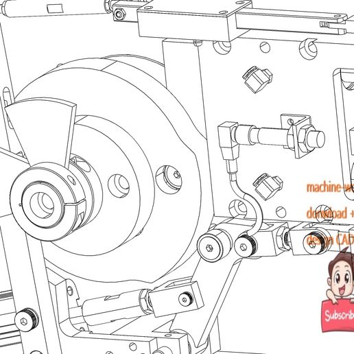 3D file thin wire cutting machine cam mechanism-industrial 3D model 🧞‍♂ ...