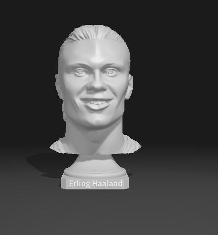 🇳🇴 Erling Haaland - Premium Statue・ STL File for 3D printing・Cults