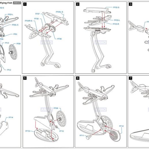 🐠 Flying Fish・Free STL File for ・Cults