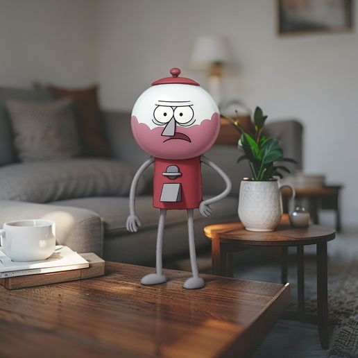 👾 Benson - Regular Show・ STL File for 3D printing・Cults