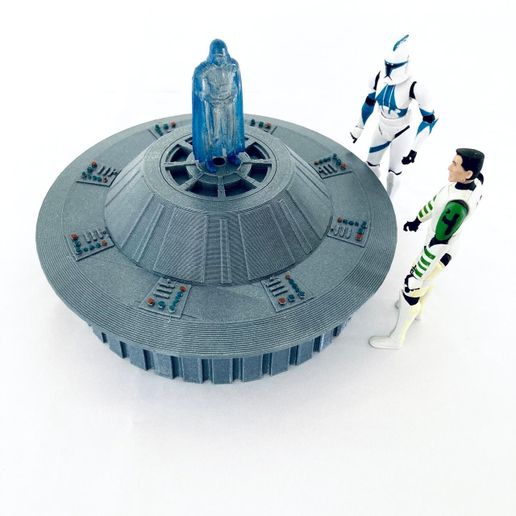 📽️ Clone Wars Holographic Projector #2 for 3.75 in & 6in Figure Diorama ...
