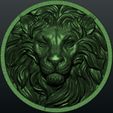 STL file Lion Coin 🦁 (OBJ)・3D print object to download・Cults