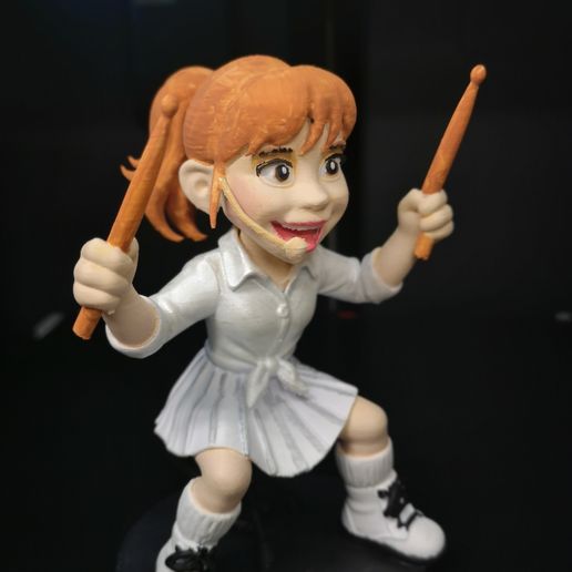 ⚠️ Pixar-style figure of Pau Villarreal from THE WARNING band・ STL File ...