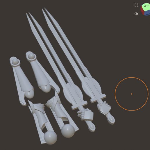 👼 Clockwork angel Replacement arms・Free OBJ File for ・Cults