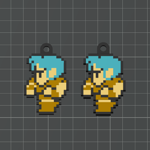 🗝️ Thief Final Fantasy Keychain x 2 (One and Mirror Sided versions ...