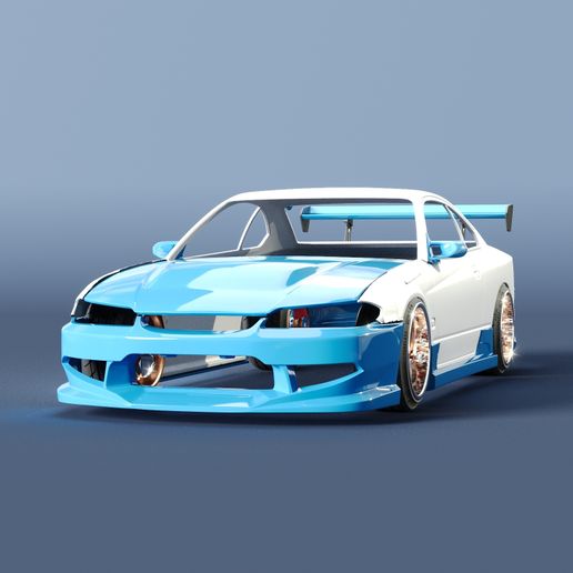 🇯🇵 Nissan Silvia S15 C-WEST body kit 1/24 scale.・ 3D File for 3D ...