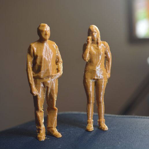 👤 Lowpoly Figure 02 - Scale 1:25- for 3D People Silhouette・ STL File ...