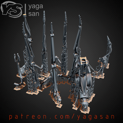 🎲 Darhrax (dark mech stalker)・ 3D File for 3D printing・Cults