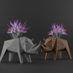 Rhino best free 3D printer models・337 designs to download・Cults