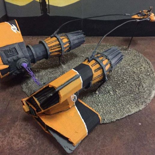 ⭐ Sebulba's Podracer (star wars legion scale)・Free STL File for ・Cults