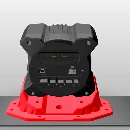 🛞 MOZA Racing R3 &R5 Wheel Base Plate Mount for GTPlayer・ STL File for ...