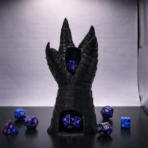 Godzilla Hand Dice Tower・ STL File for 3D printing・Cults