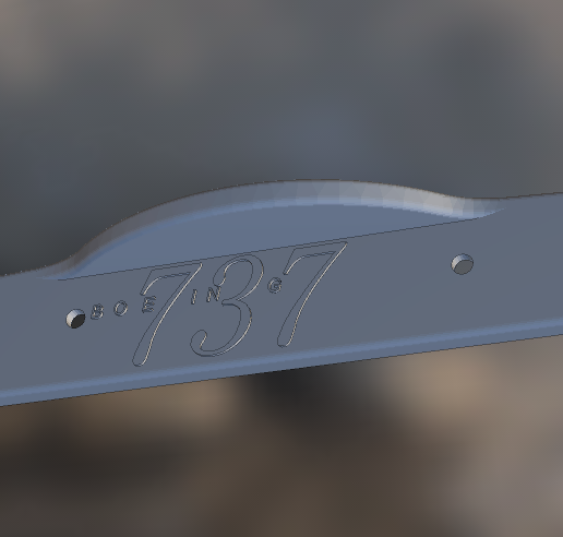 🪟 Boeing 737 Cabin WIndow Handle Orignal・ STL File for 3D printing・Cults
