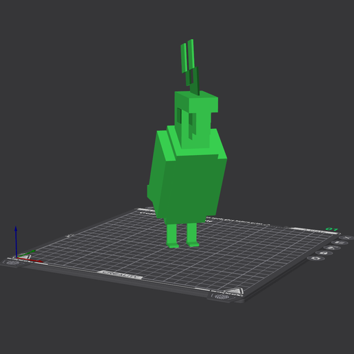 🦜 Minecraft Parrot・Free STL File for 3D printing・Cults