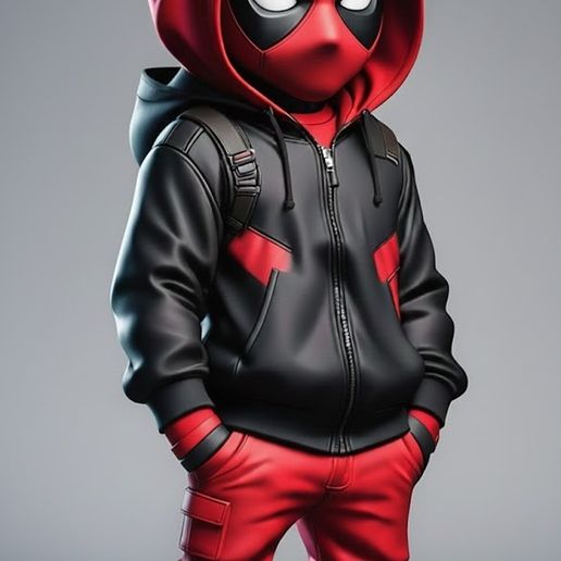 👾 KID DEADPOOL・ STL File for 3D printing・Cults
